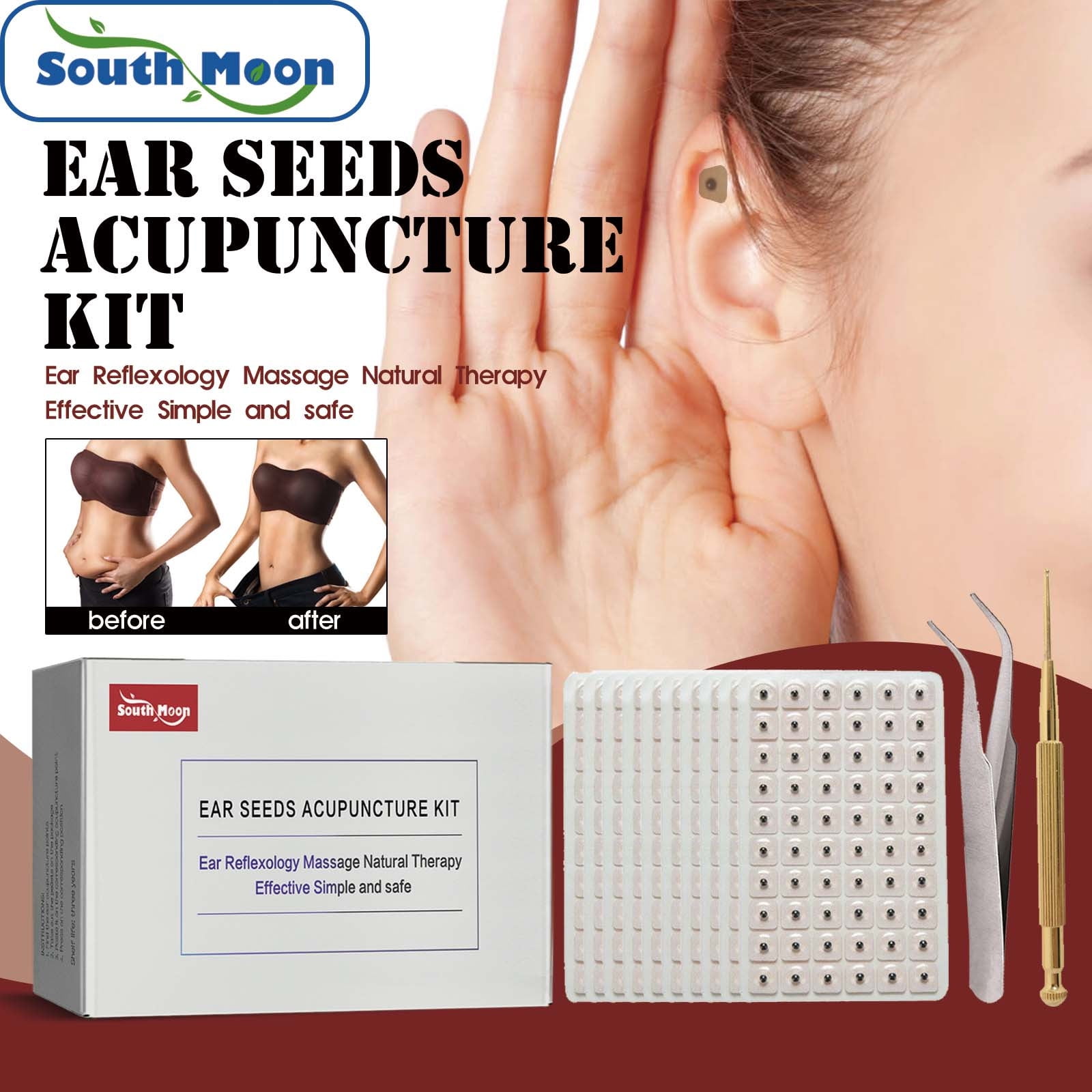 Ktyne Multi-Condition Ear Acupuncture Kit, Facial Reflexology Tools ...