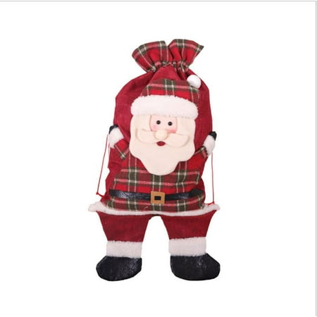 Santa Claus Gift Bags, Cute Christmas Santa Candy Treat Bags Sacks with ...