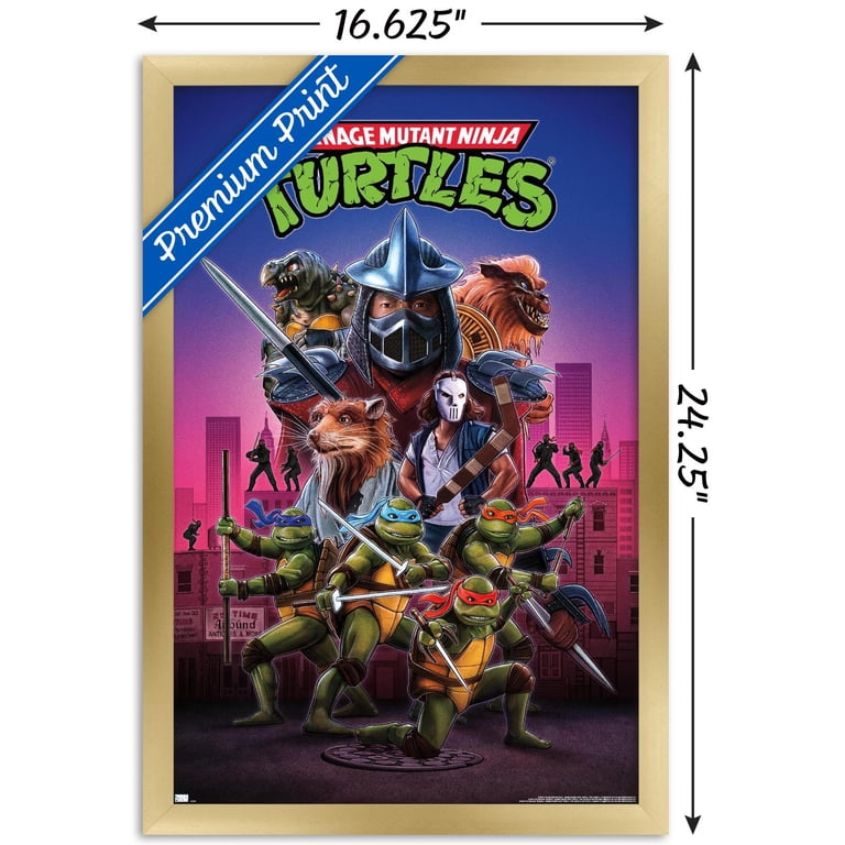 Teenage Mutant Ninja Turtles Movie 1990 Poster Teenage Mutant Ninja