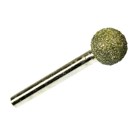 Lovoski Diamond Coated Round Head Mounted Points Grinding Bit 46 Grit ...