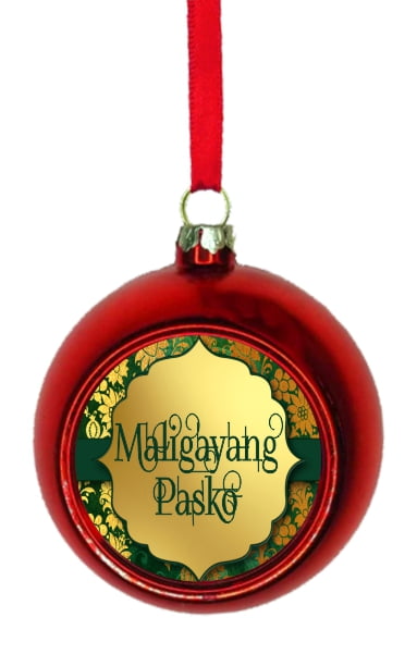 filipino decor Customized Wood Ornament filipino Christmas ornaments ...