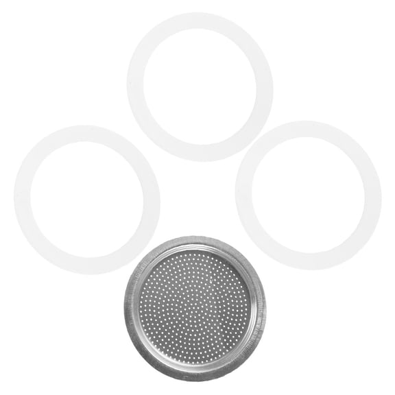 2pcs Moka Rubber Seal Sieve Replacement Gasket Seal for Coffee Espresso ...