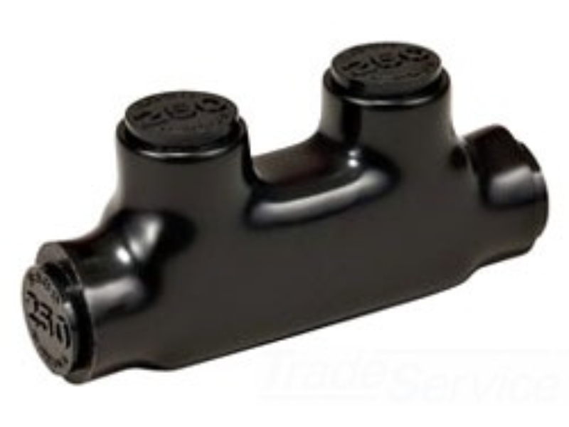 Ilsco PBT-1/0 Insulated Two Wire In-Line Splicer/Reducer 1/0-14 AWG, 2 ...