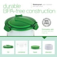 Casabella Guac-Lock Container Green/White - Walmart.com