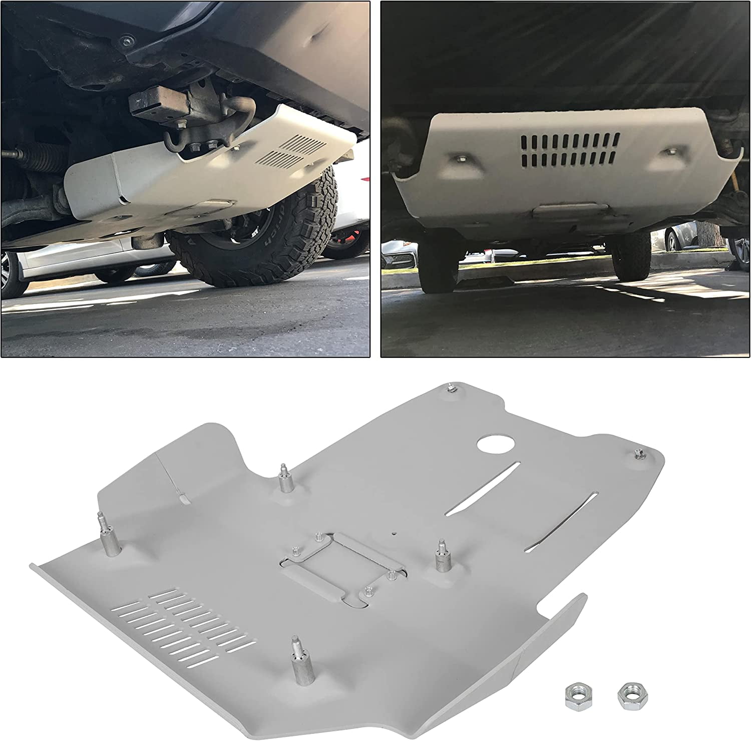Aluminum Front Lower Skid Plate Protection for 2016-2020 Toyota Tacoma ...