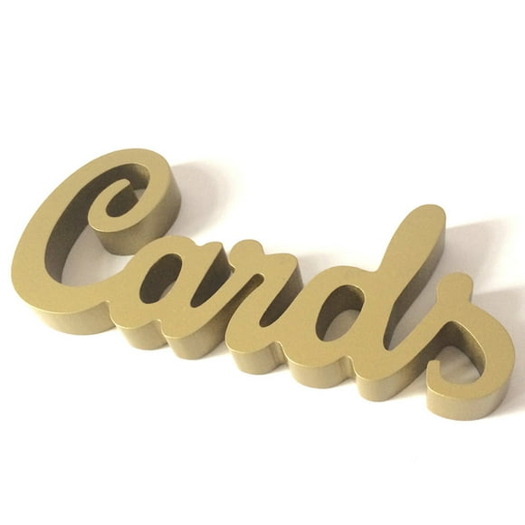Gold Letter Decor