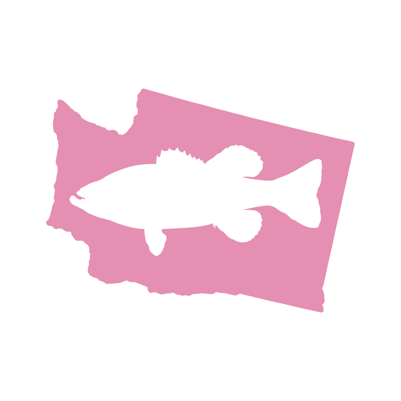 Washington Bass Sticker Decal Die Cut - Self Adhesive Vinyl ...