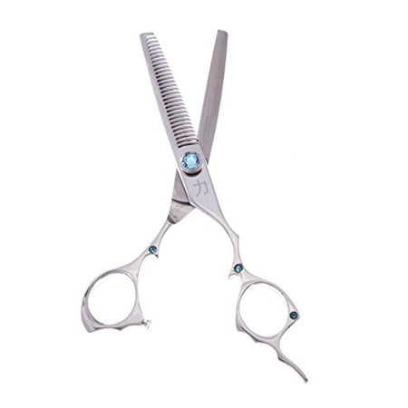ShearsDirect 2 Piece cutting and Tooth Thinning Shears Offset Handle ...