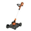 BLACK+DECKER 20V MAX Lithium 12 inch 3-in-1 Compact Mower, Trimmer ...