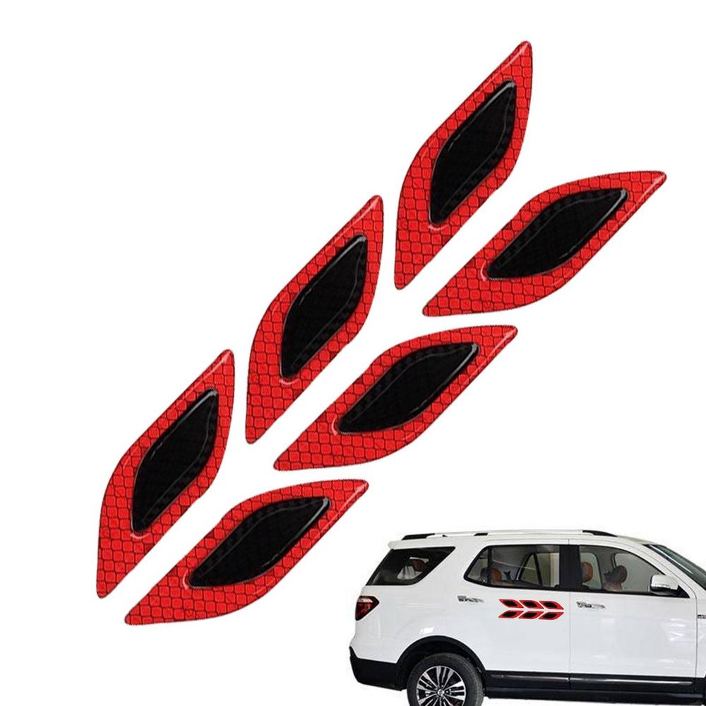 Tohuu Reflective Car Decals 6pcs Reflective Stickers for Car Reflective ...