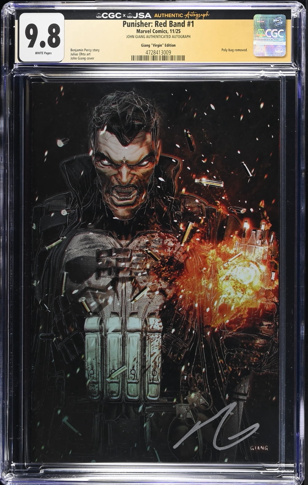 Punisher: Red Band #1 - CGC 9.8 Comic Book - Walmart.com