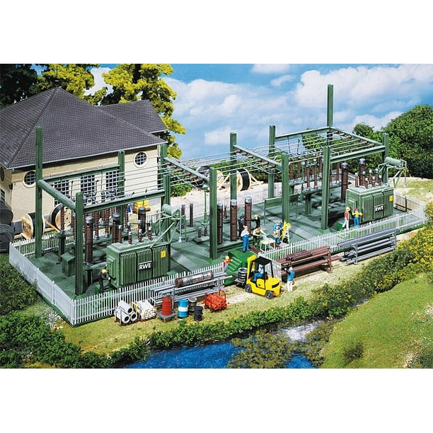 Faller HO Scale Building/Structure Kit Transformer Station/Power ...