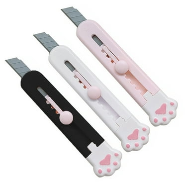 Cat Paw Box Cutter, Retractable Cat Claw Opener, Portable Cute Paper ...