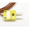 K-Type Thermocouple Wire PK-1 Temperature Sensor with High Temperature Plastic Insulation (Set ...