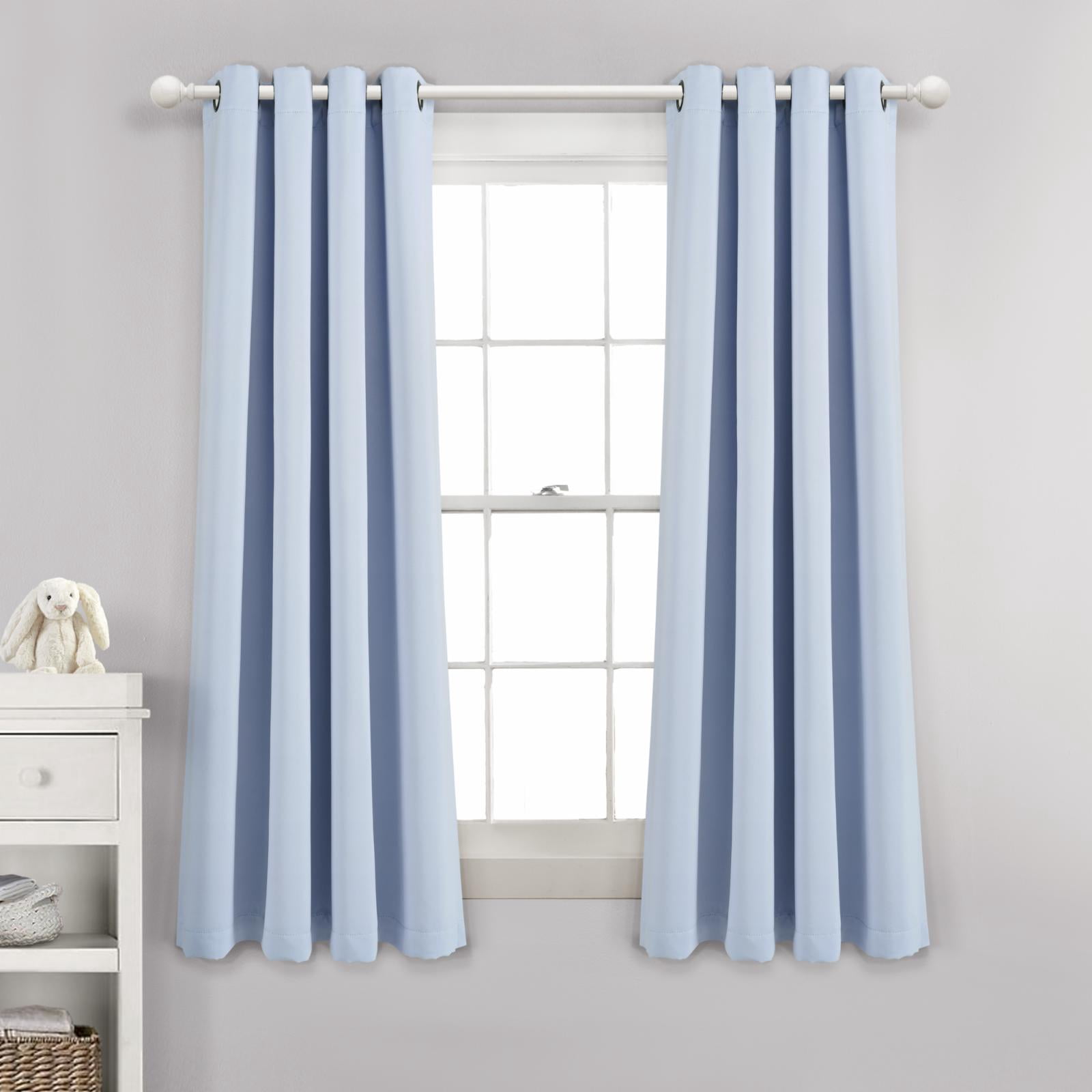 Lush Decor Insulated Grommet Blackout Window Panels - Blue Moon - 63 x ...
