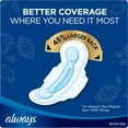 Always Maxi Size 4 Overnight Menstrual Pads for Heavy Flow, with Wings ...