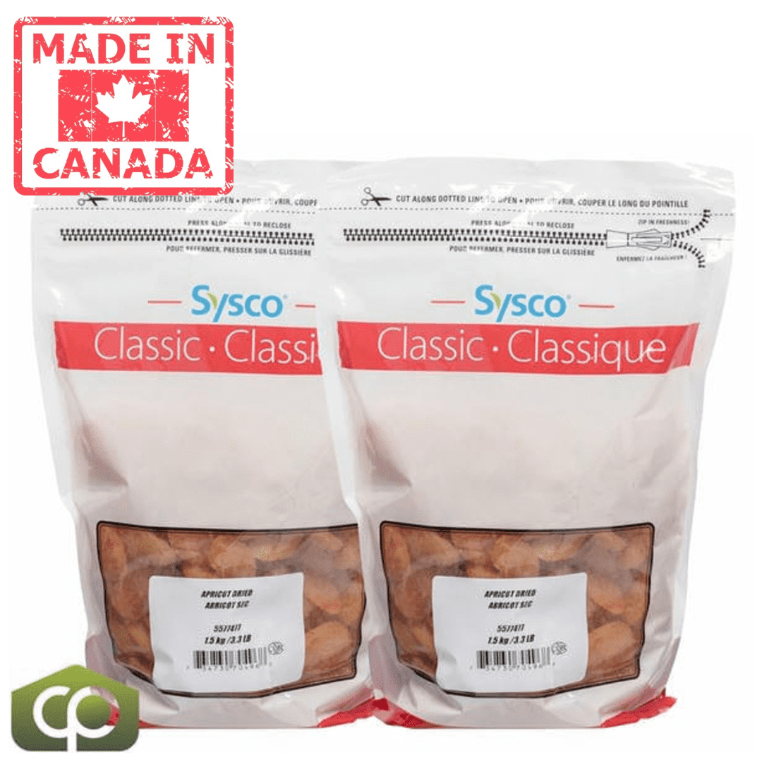 Sysco Classic Apricot Dried 1.5KG/2.2LBS (2/Case) - Walmart.ca