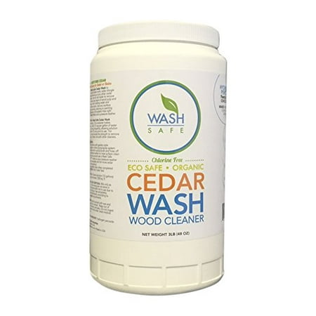 Wash Safe Industries CEDAR WASH Eco-Safe and Organic Wood Cleaner, 3 lb ...
