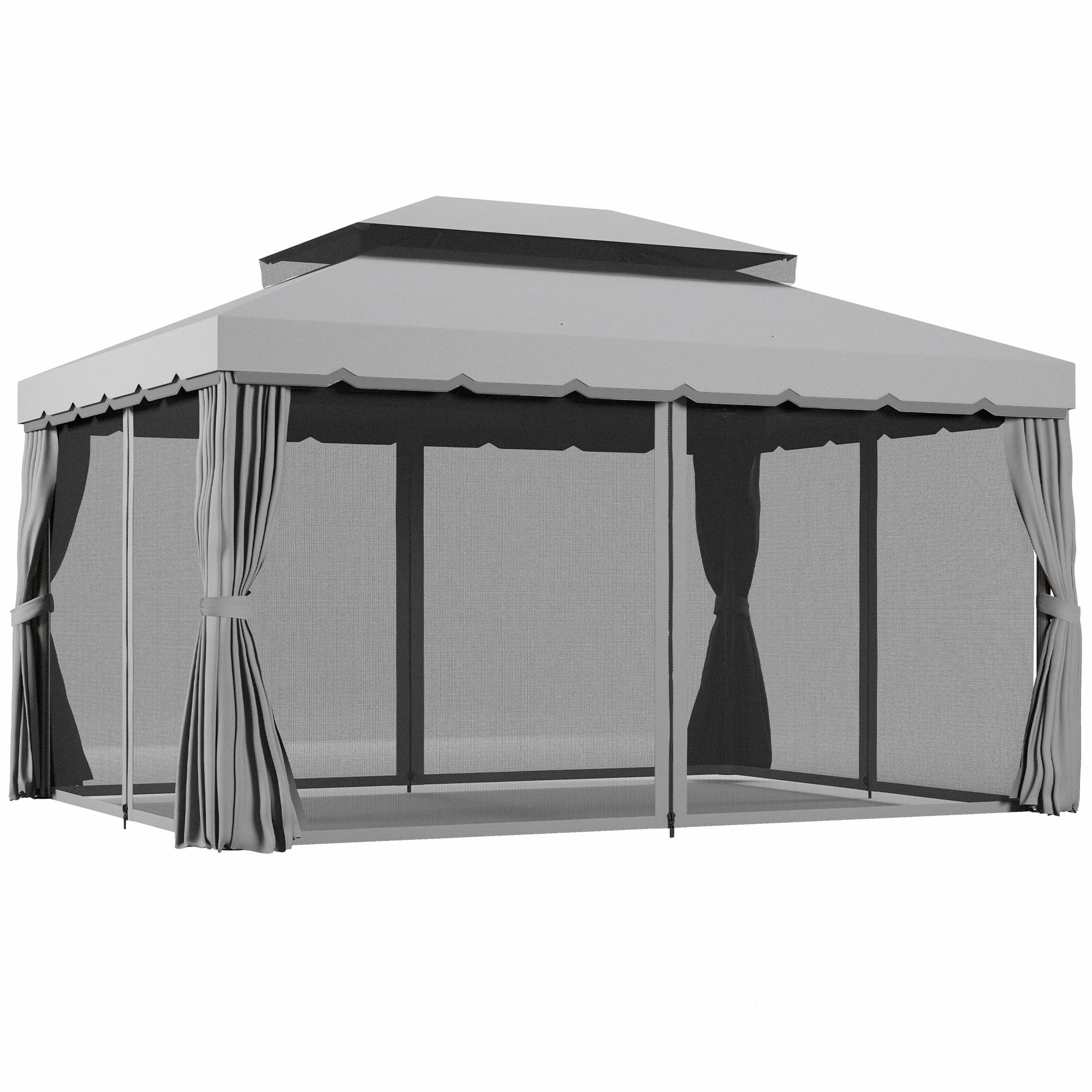 Click here for Outsunny 13 X 10 Outdoor Patio Gazebo Canopy  Ligh... prices
