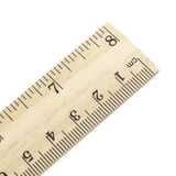 Uxcell 20cm 8 Inch Wood Ruler 2 Scale Office Measuring Wooden Rulers 6 ...