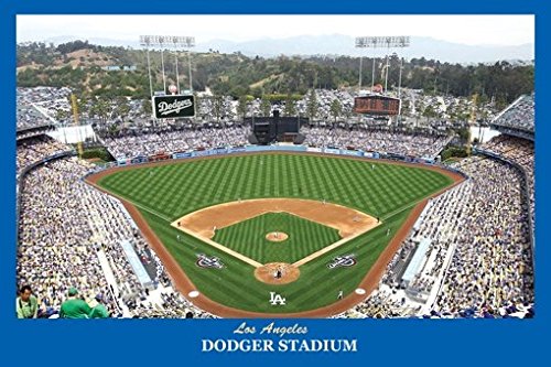 Dodger Stadium Poster Amazing Shot - Los Angeles New 24x36 - Walmart.com