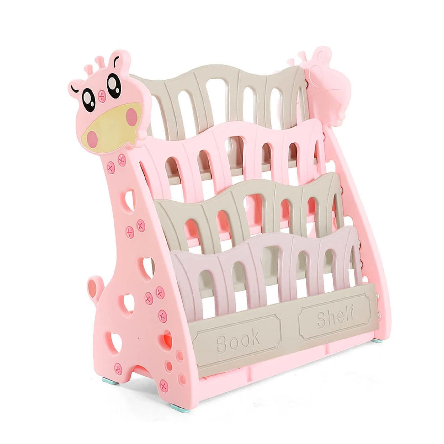 Librero Mueble Organizador Revistero Infantil De Plástico rosa claro ...