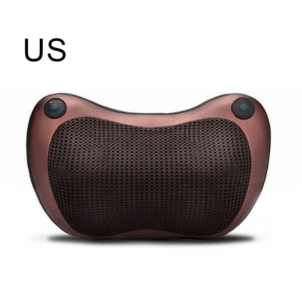 Relaxation Massage Pillow Vibrator Electric Shoulder Back Heating ...