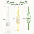 Gowinsee 6 Pack Hanging Planters, Indoor Outdoor Macrame Plant Hangers ...