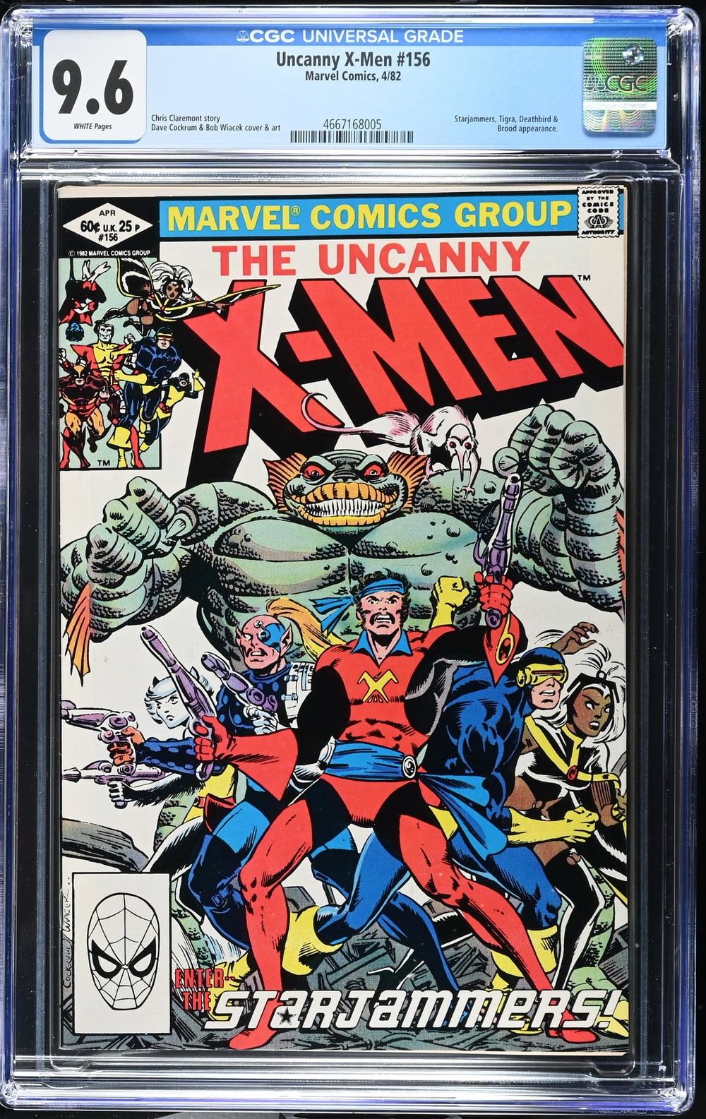 Uncanny X-Men #156 - CGC 9.6 Comic Book - Walmart.com