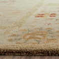 SAFAVIEH Antiquity Whitaker Floral Bordered Wool Area Rug, Taupe/Beige ...