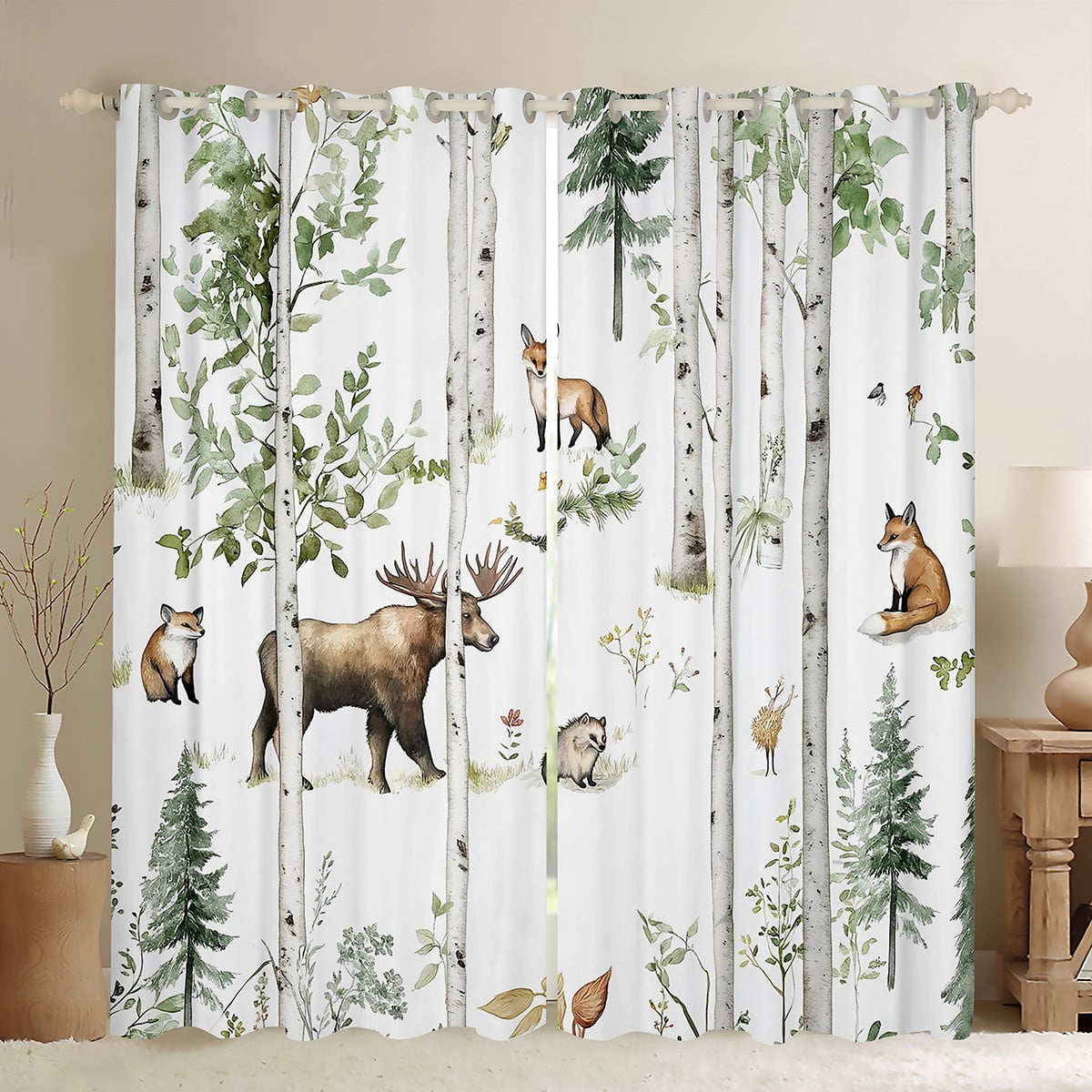 Click here for Erosebridal Woodland Animals Curtains And Drapes (... prices