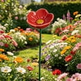 Ceramic Garden Bee Feeder with Ground Stake – Outdoor Bee Bath & Water ...