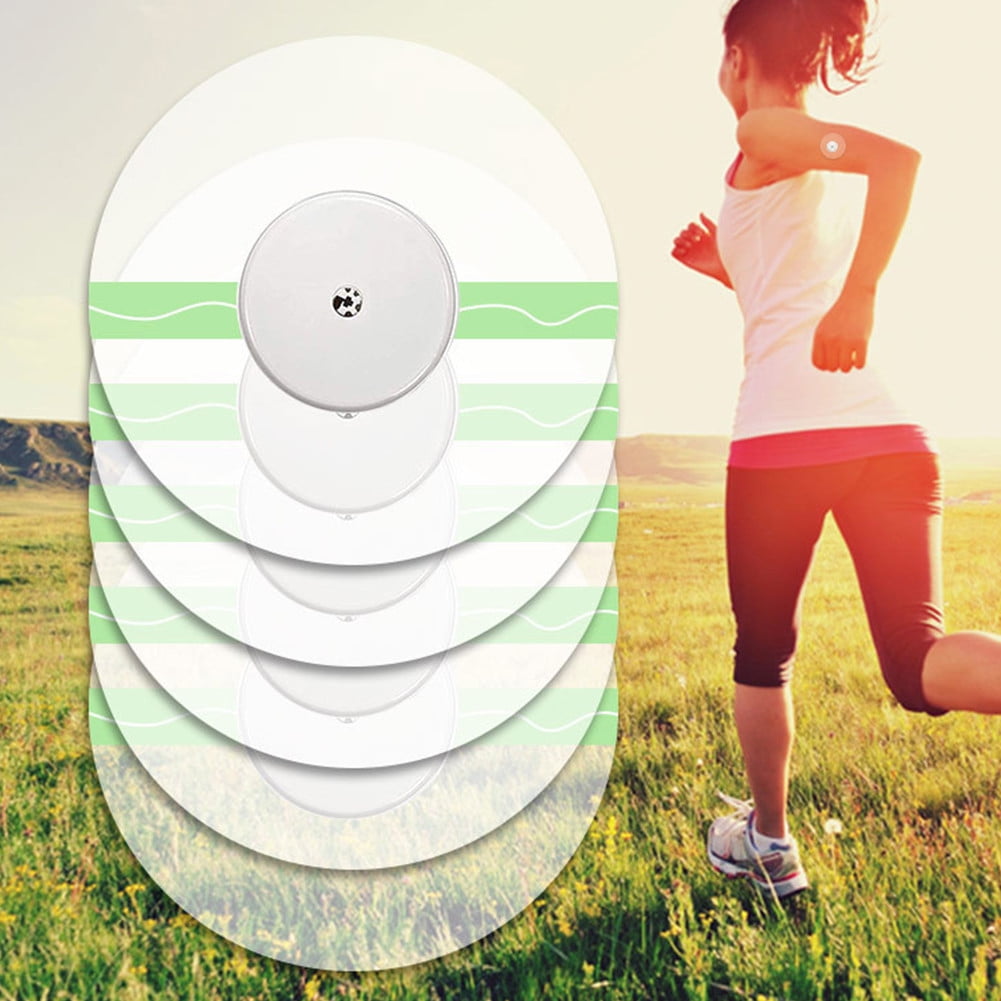 25 Pack Freestyle Adhesive Patches Waterproof Libre Sensor Covers Round ...