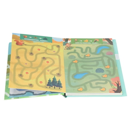 Mazes Workbook, A4 Size Eyes Protection Logical Reasoning Mazes ...