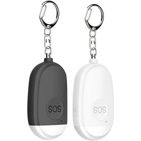 2 Pack Safe Sound Personal Alarm, 130dB Self Defense Keychain, Safety ...