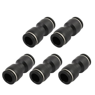 Elbow Push to Connect Air Fittings 6mm Tube OD X M5 Thread Pneumatic Connectors Grey 5Pcs ...