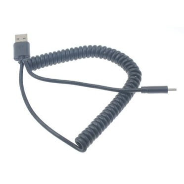 Type-C Coiled USB Cable for LG Stylo 5 - [Charger Cord USB-C Power Wire ...