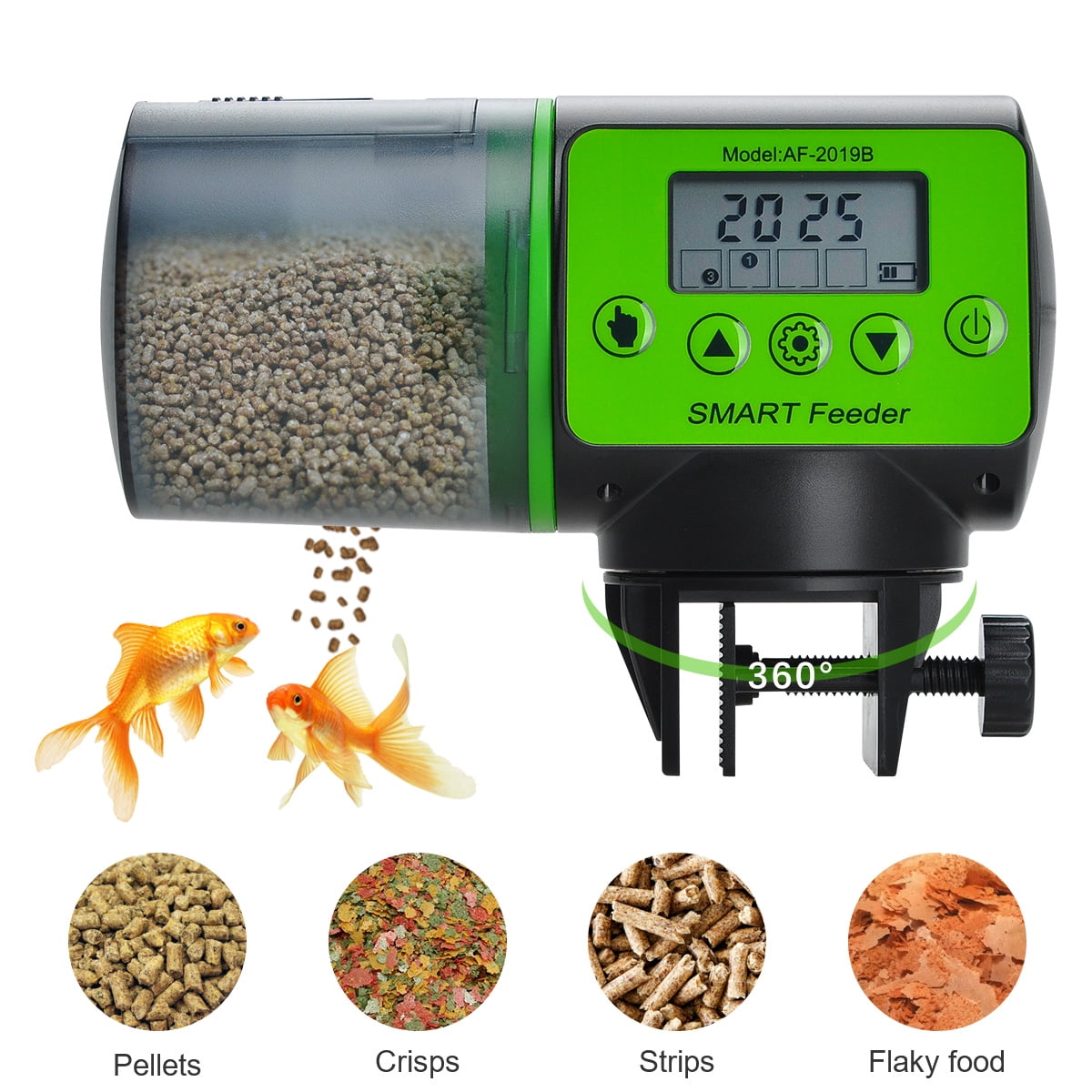 Lychee Fish Tank Automatic Feeder Fish Food Dispenser Intelligent Lychee Fish Tank Automatic Feeder Fish Food Dispenser Intelligent