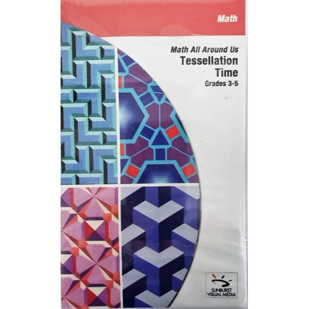 Sunburst Visual Media DVD & VHS Video Set: Math Around Us Tessellation ...