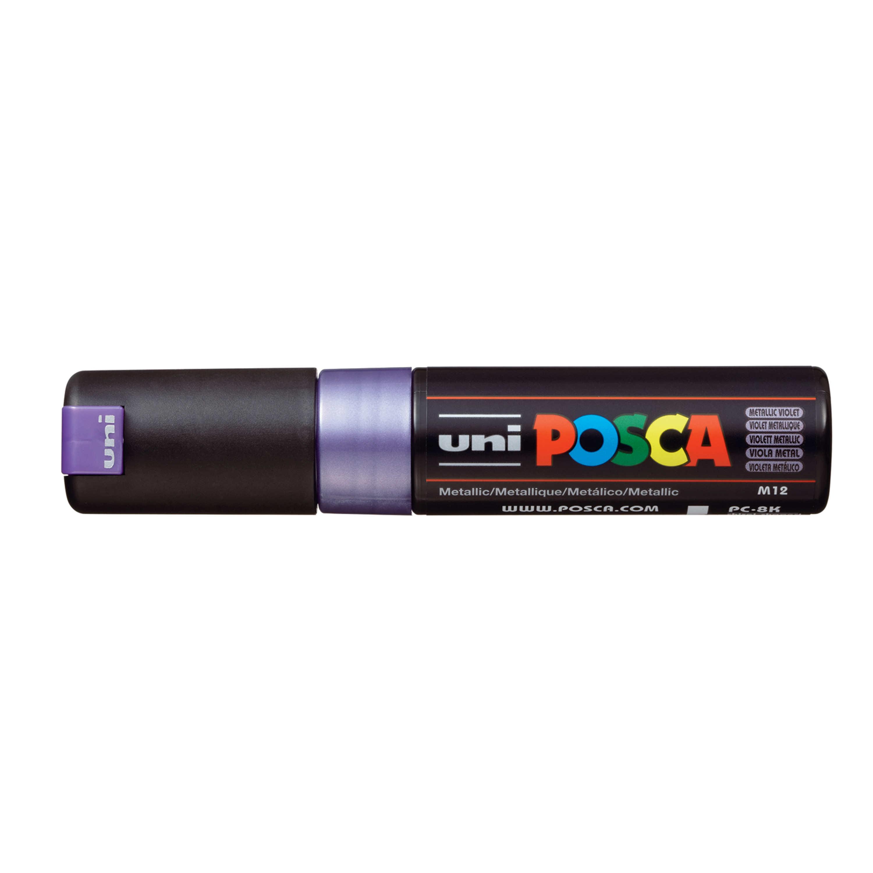 POSCA Paint Marker, PC-8K Broad Chisel, Metallic Violet - Walmart.com