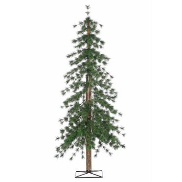 Pre-Lit Clear Lights Rustic Alpine Trees Set of 3 - Walmart.com