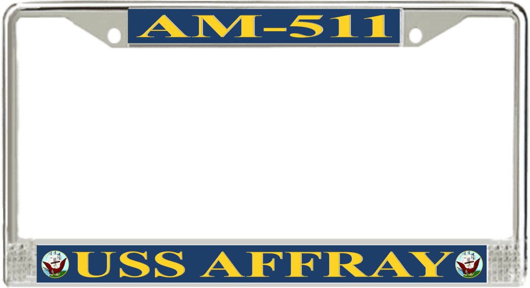 USS Affray AM-511 License Plate Frame - Walmart.com