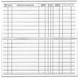 "Easy Read Register, 12 Checkbook Registers with 2025-2027 Calendars ...