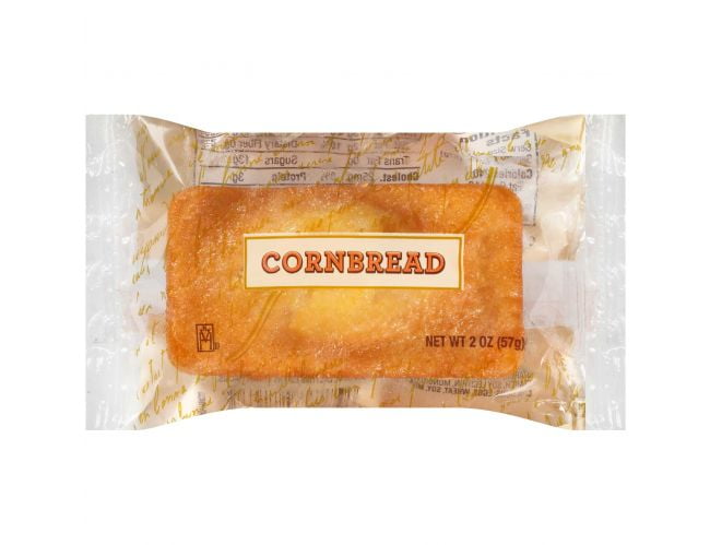 Chef Pierre Individually Wrapped Mini Cornbread Loaf, 2 Ounce - 48 per ...