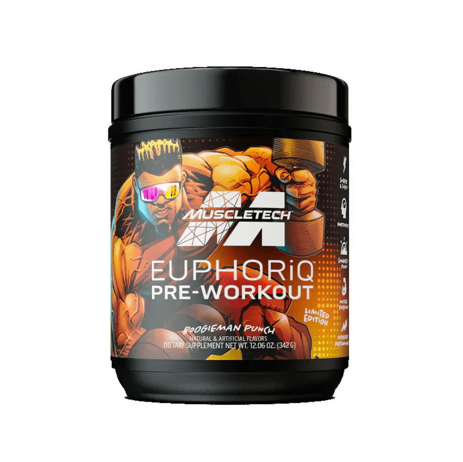 MUSCLETECH EUPHORIQ PRE WORKOUT 20 SERV BOOGIEMAN PUNCH | Walmart en línea