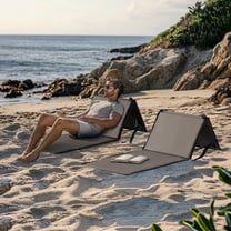 Sunjoy Outdoor Folding Portable Backrest Chair Fishing Chair Camping ...