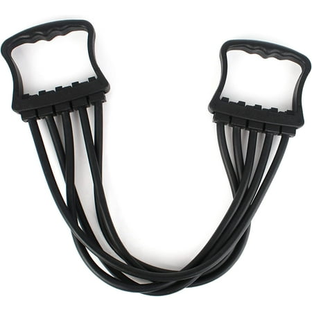 Chest Expander Puller, 5 Tube Chest Expander Muscle Pull Exerciser ...