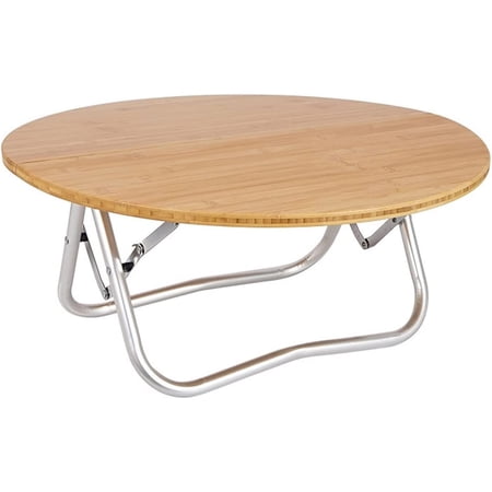 Utility Outdoor Half Folding Round Table Camping Barbecue Picnic Table ...