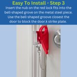 Portable Door Lock for Travel, Hotel Door Lock, Door Locks for Bedrooms ...