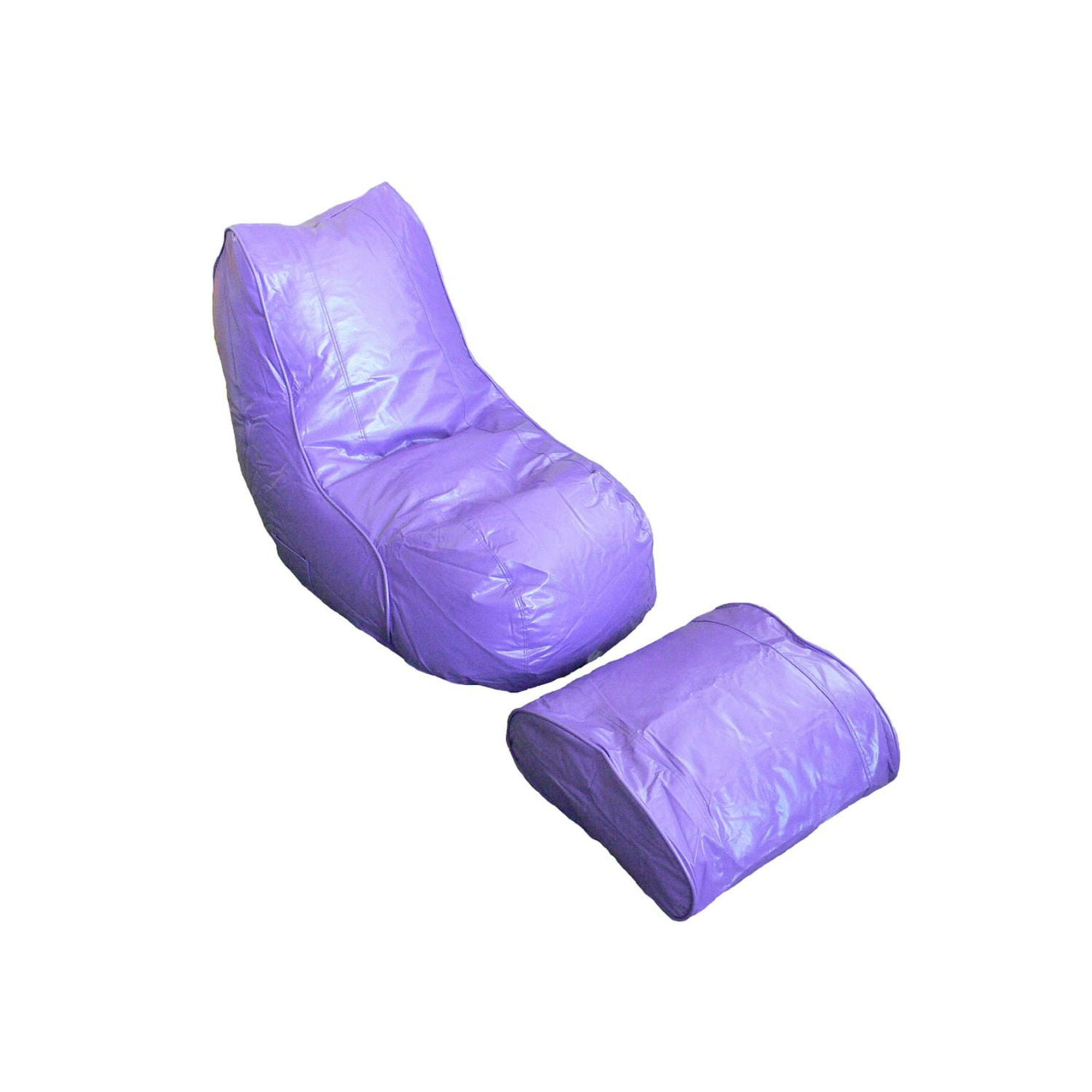 Click here for Boscoman Vinyl Bean Bag Lounger With Footrest prices
